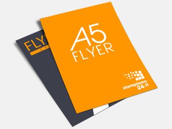 Stampa flyer A5 (15x21) online - Stampiamo24.it